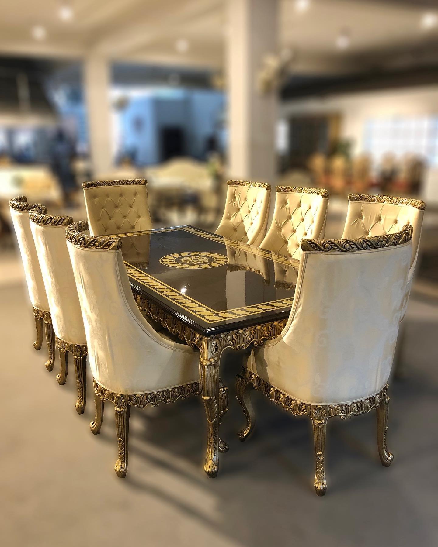 JJ Chinioti Dining Tables – Luxury Chinioti Handmade Wooden